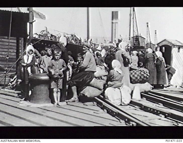 SMYRNA (IZMIR), TURKEY. 1922. AN INTERNATIONAL NAVAL FORCE FROM BRITAIN ...