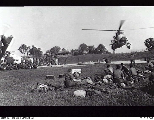BAU, BORNEO. 1965-07. MEMBERS OF THE 3RD PLATOON, 'A' COMPANY, 3RD ...