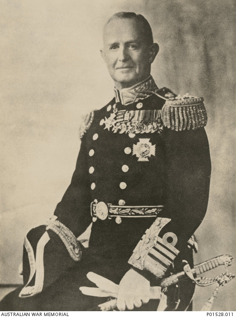 STUDIO PORTRAIT OF SIR ANDREW BROWNE CUNNINGHAM GCB KCB DSO, COMMANDER ...