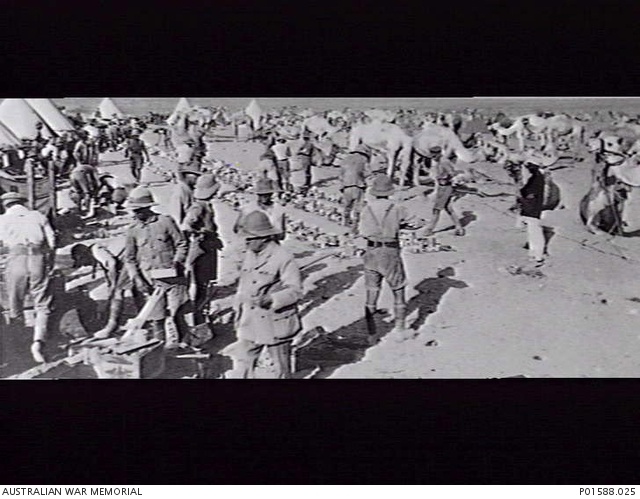 MOGHARA, NEAR EL ALAMEIN, EGYPT. 1916. MR THOMAS HENLEY MLA, ASSISTANT ...