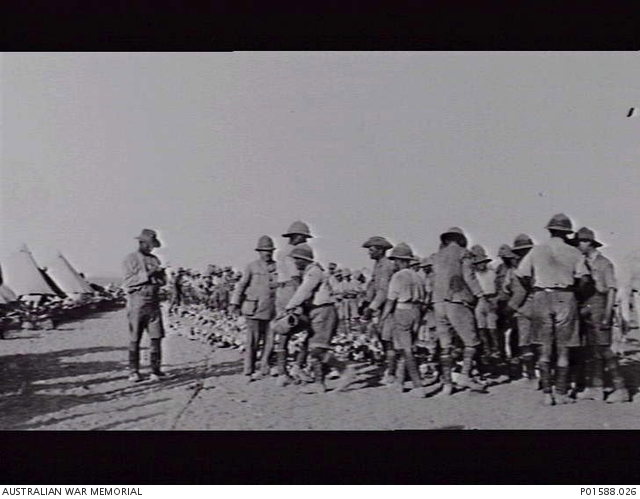 MOGHARA, NEAR EL ALAMEIN, EGYPT. 1916. MR THOMAS HENLEY MLA, ASSISTANT ...