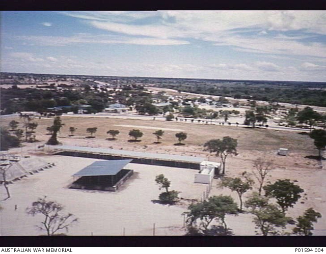 RUNDU AIR FORCE BASE, NAMIBIA. 1989-08 - 1990-04. ELEVATED VIEW LOOKING ...