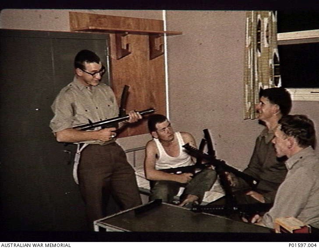 FOUR NATIONAL SERVICEMEN OF 6 PLATOON, B COMPANY, 2 RECRUIT TRAINING ...