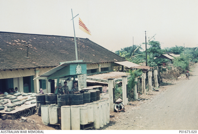 PHUOC TUY PROVINCE, VIETNAM, 1970. AN OUTPOST OF THE POPULAR FORCES ...