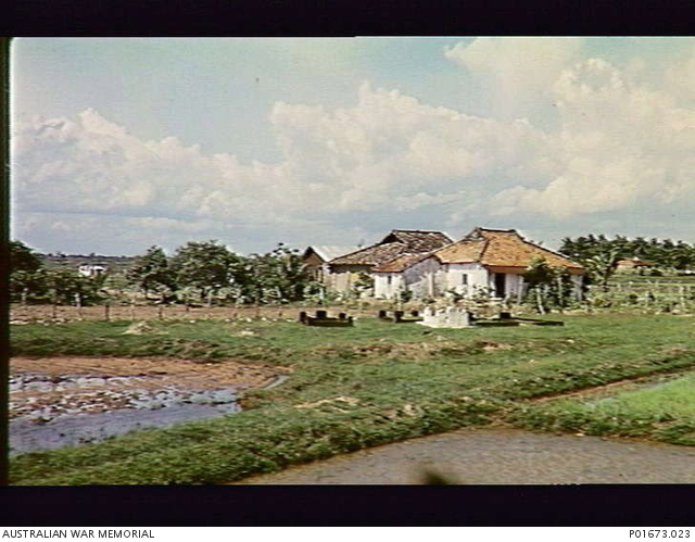 PHUOC TUY PROVINCE, VIETNAM, 1970. A RURAL SCENE, WITH PADDY FIELDS IN ...