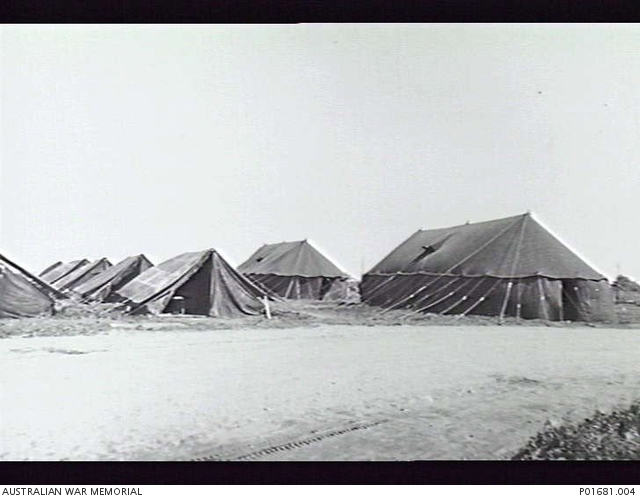 GAWLER, SA, 1945. TENTS USED TO ACCOMMODATE VISITING RAF SERVICEMEN AT ...