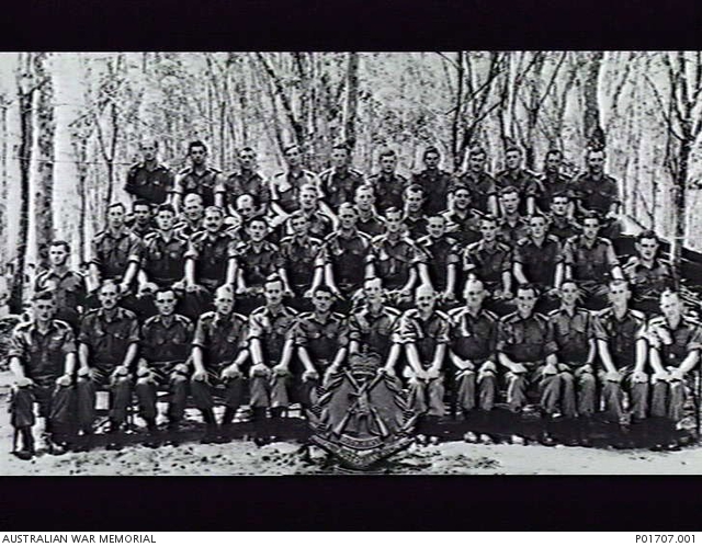 GROUP PORTRAIT OF OFFICERS OF 7TH BATTALION, THE ROYAL AUSTRALIAN ...