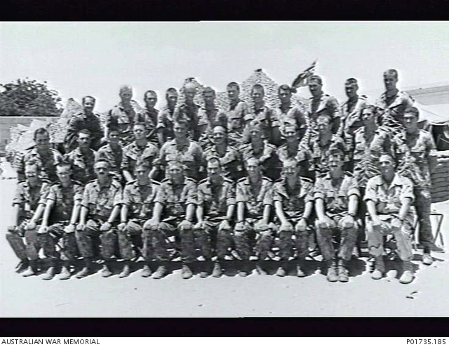 Group portrait of members of the Military Police (MP) and the 1st ...