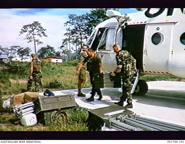 Cambodia, 1993-06-15. Australian soldiers serving with the United ...