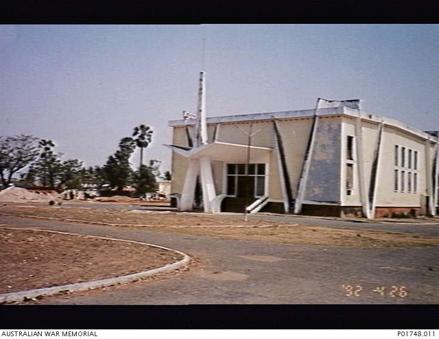 Panorama of the compound of the Regimental Headquarters (RHQ) of the ...