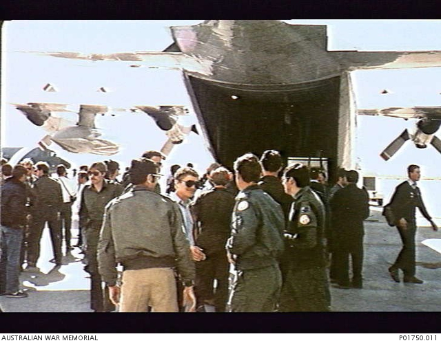 El Gorah, Sinai, Egypt. 1984. Members of the Australian and New Zealand ...