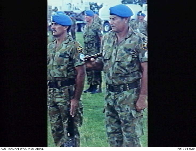 Members of 17 Construction Squadron, Royal Australian Engineers (RAE ...