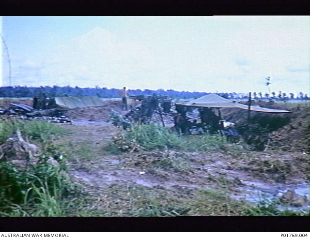 Fire Support Base Coral, Bien Hoa Province, Vietnam, May 1968. Several ...