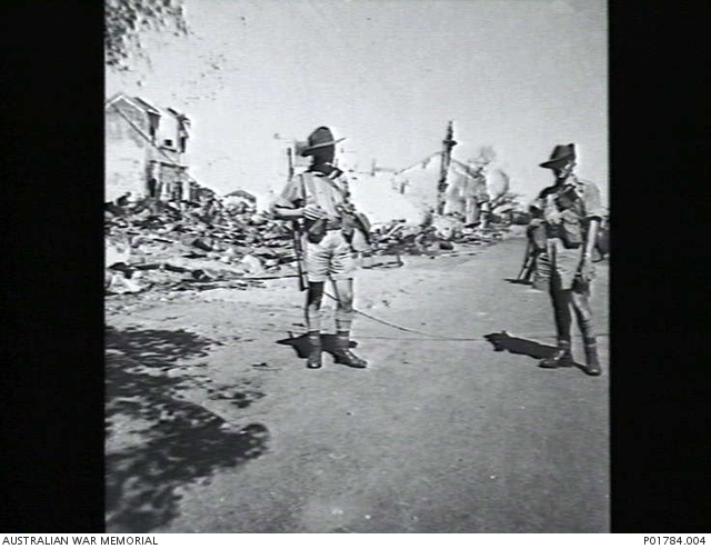 Rangoon, Burma, 1942. Private George S. Archer (left) and Private ...