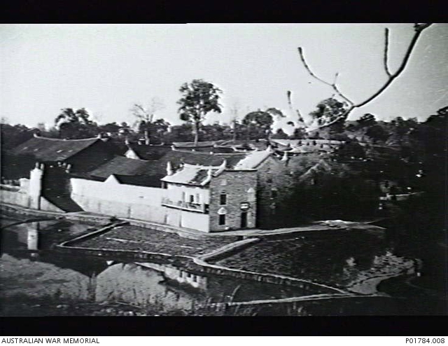 Kiyang, Hunan Province, China, 1942. The barracks that served as ...