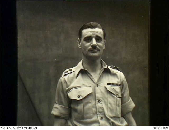 Japan, 1947. Informal outdoors portrait of an unidentified Australian ...