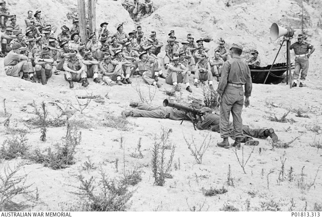 Hiro, Japan, 1950-08-09. A large group of soldiers from the 3rd ...