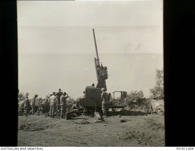 Korea, c. 1950-10. US Army soldiers with an American trailer-mounted ...