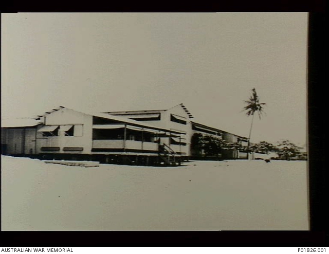 Exterior of the bungalow housing the sick bay at the RAN shore ...