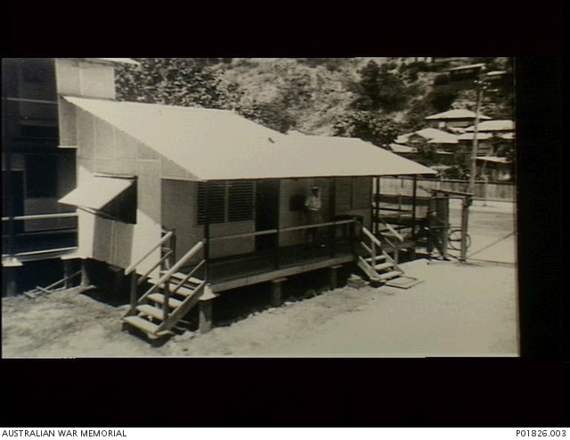 Exterior of the regulating office at the RAN shore establishment, HMAS ...
