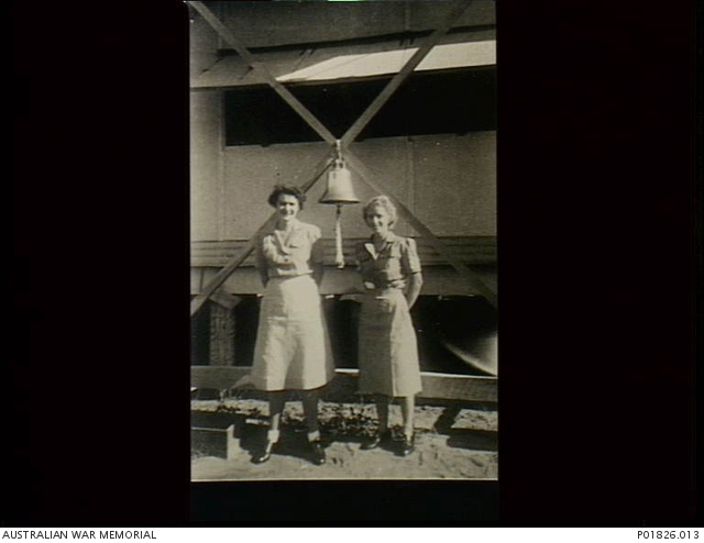 Two members of the Women's Royal Australian Naval Service (WRANS ...