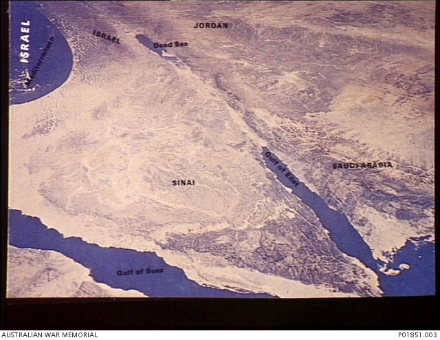 Sinai Peninsula Sherman Tanks