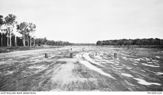 Horn Island, Qld. 1943. The Horn Island landing strip, used by the 74th ...