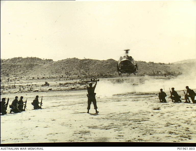 Phan Rang, Vietnam. c. 1970 - 71. Members of No. 2 Squadron RAAF Ground ...