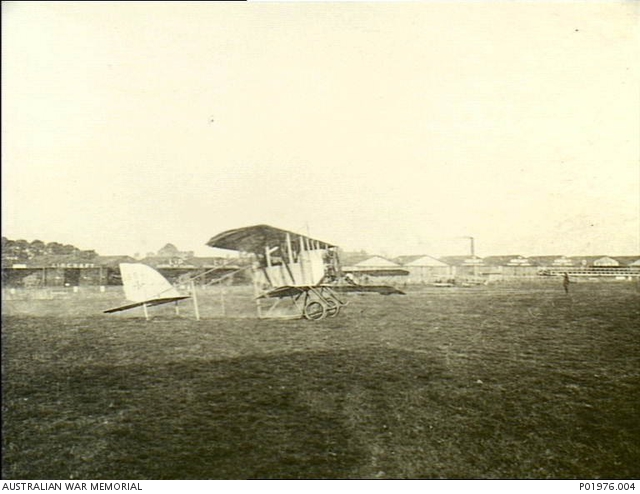 Hendon, England. 1915-05. French Caudron aircraft serial number 1594 in ...