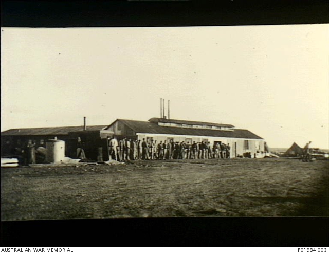 Woomera, SA. 1947. Mess lines at the base for No. 2 Airfield ...
