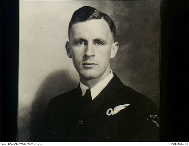 C.1942. Studio portrait of Flying Officer Robert Maxwell Bryant RAAF ...