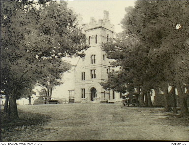 Victor Harbor (Harbour), SA. c.1942. Exterior view of the Mount Breckan ...