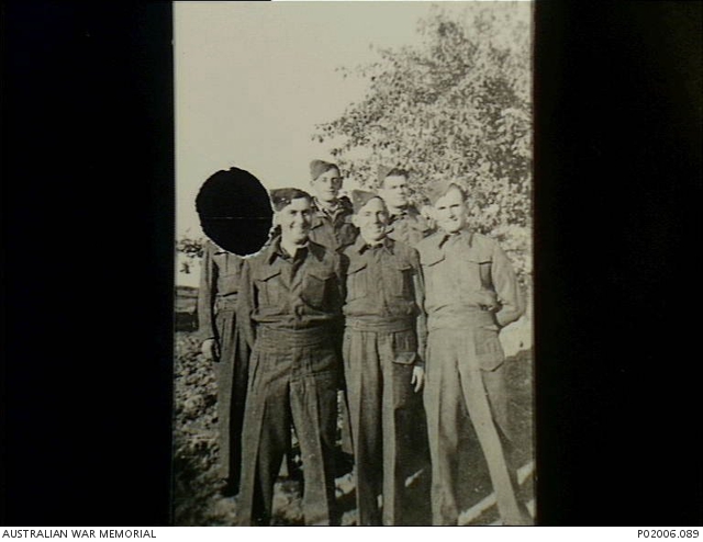 Group portrait of six members of the AIF and the British Army who were ...