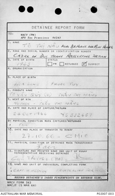 Long Binh, Bien Hoa Province, Vietnam. 25 October 1966. The completed ...