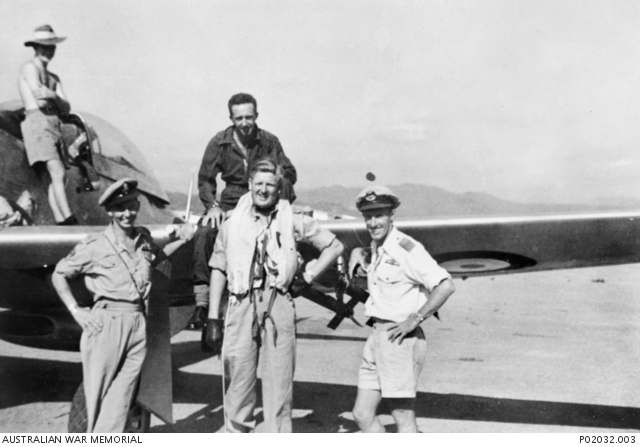 Bofu, Japan. 1947. Informal portrait of British Commonwealth Occupation ...