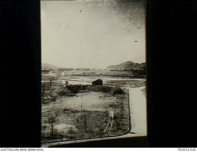 Bofu, Japan. 1947-08. Looking south from the control tower towards No ...