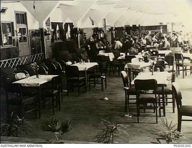 Bofu, Japan. 1947-08-12. Interior of the Salvation Army Hut at the ...