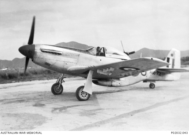 Bofu, Japan. 1947-10. Flight Lieutenant (Flt Lt) Lawrie H. Williams ...