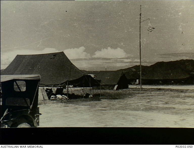 Takamatsu, Japan. 1948. Tent lines at the camp of No. 82 (Fighter ...