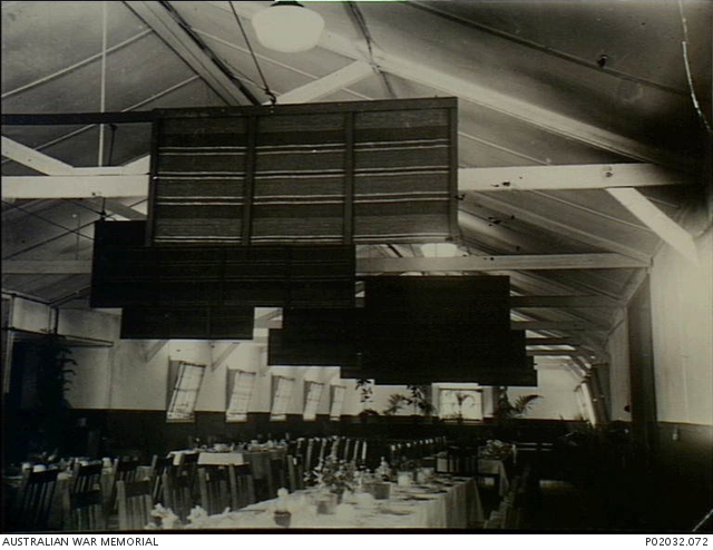Mildura, Vic. 1943-12-08. Interior of the Officers' Mess of No. 2 ...