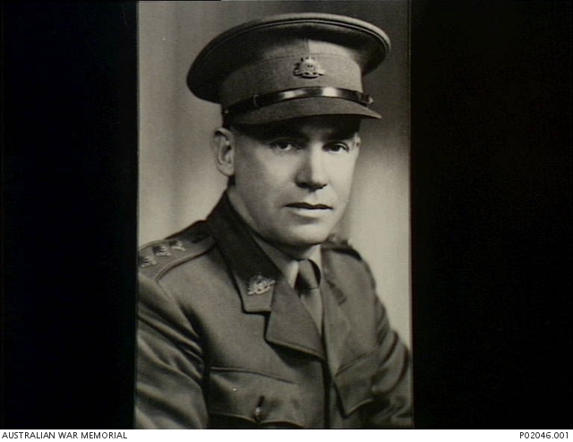 Sydney, NSW. c.1944. Studio portrait of NGX371 Major Kenneth G ...