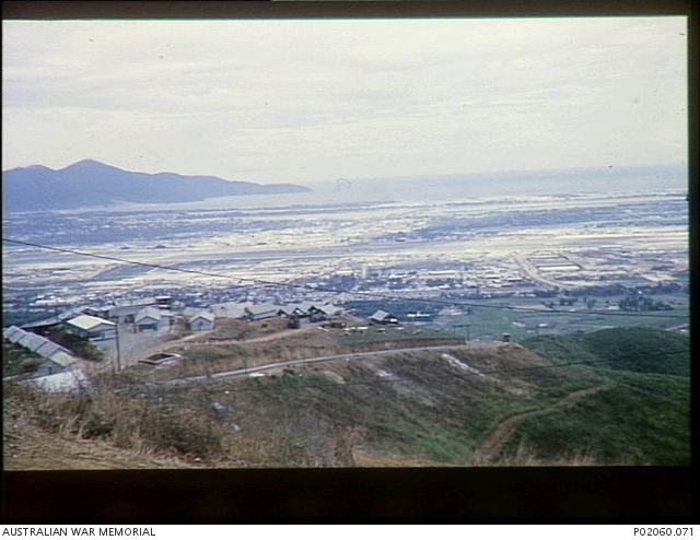 Da Nang, South Vietnam. 1967-09. Aerial view of the airfield with ...