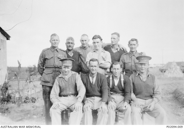 Gaza, Palestine. 1941. Group portrait of staff at the CRS (Corps Rest ...