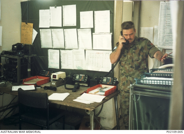 Laayoune, Western Sahara. 1992-06. Sergeant Webb, Royal Army Corps ...