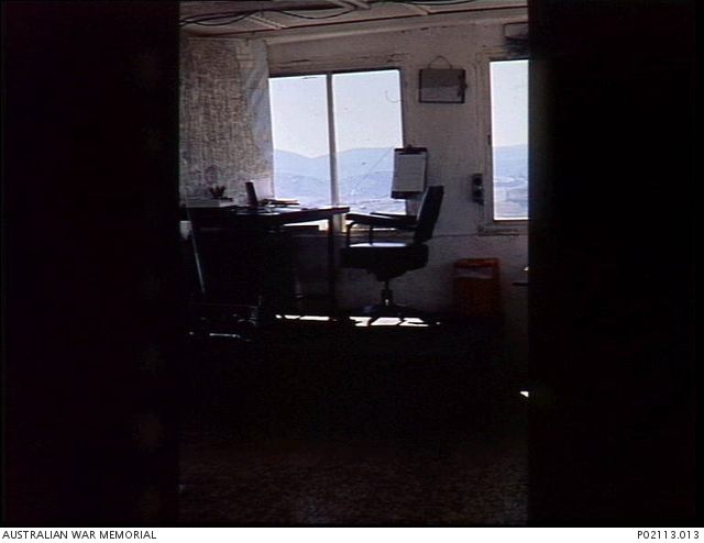 Interior of OGL (Observer Group Lebanon) Observation Post (OP) Ras ...