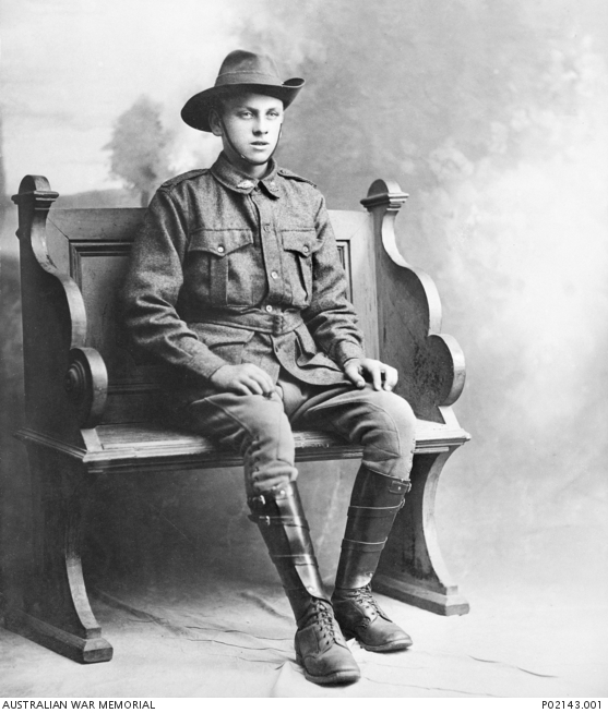 Studio portrait of 1935 Lance Corporal Raymond Horace Coker (1900-1945). Coker enlisted in the ...