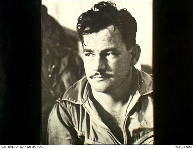 Singapore (?). c.1954-09. Portrait of Warrant Officer Roy Cosgrove, a ...