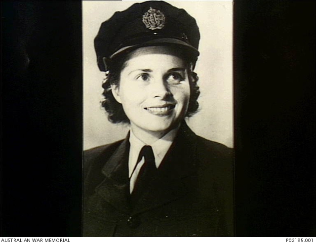 Richmond, NSW. 1945. Portrait of Sergeant Dorothy Desly Chadwick (later ...
