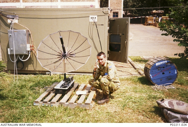556272 Corporal Justin White, 135 Signals Squadron Royal Australian ...
