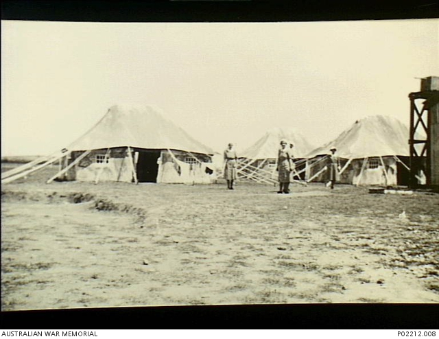 Gaza Ridge, Palestine. c. 1940-06. Four nursing sisters of the 2/1st ...